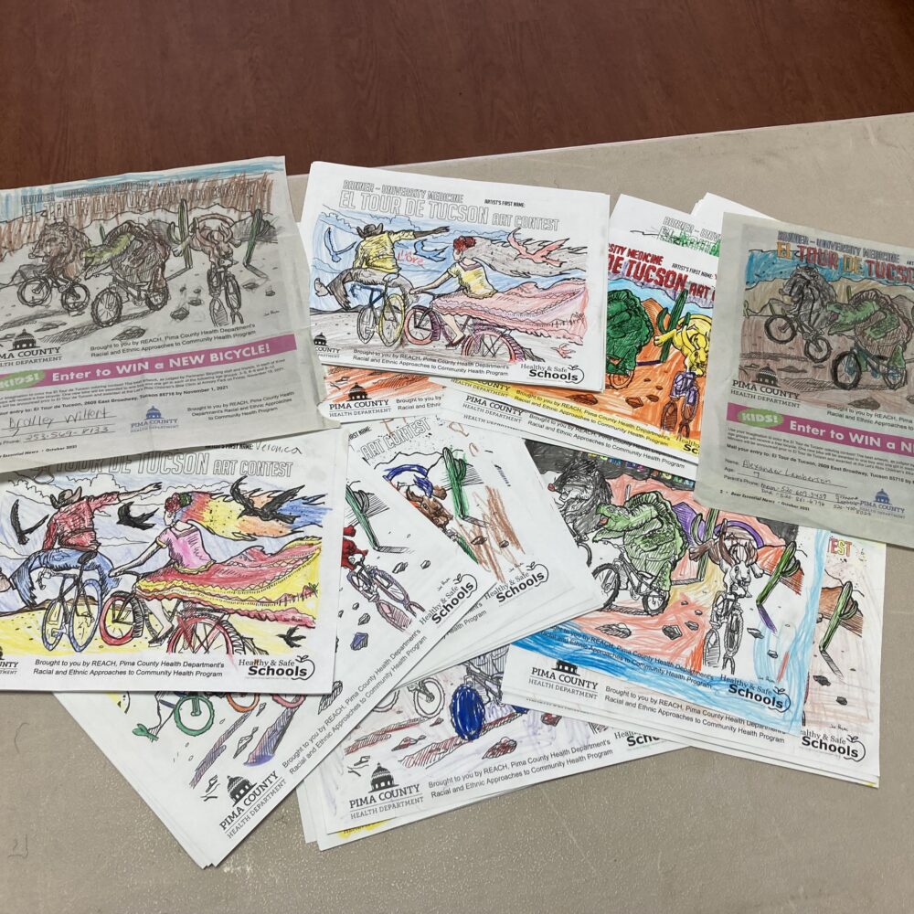 Thanks Pima County REACH Program – El Tour Coloring Contest is a ...